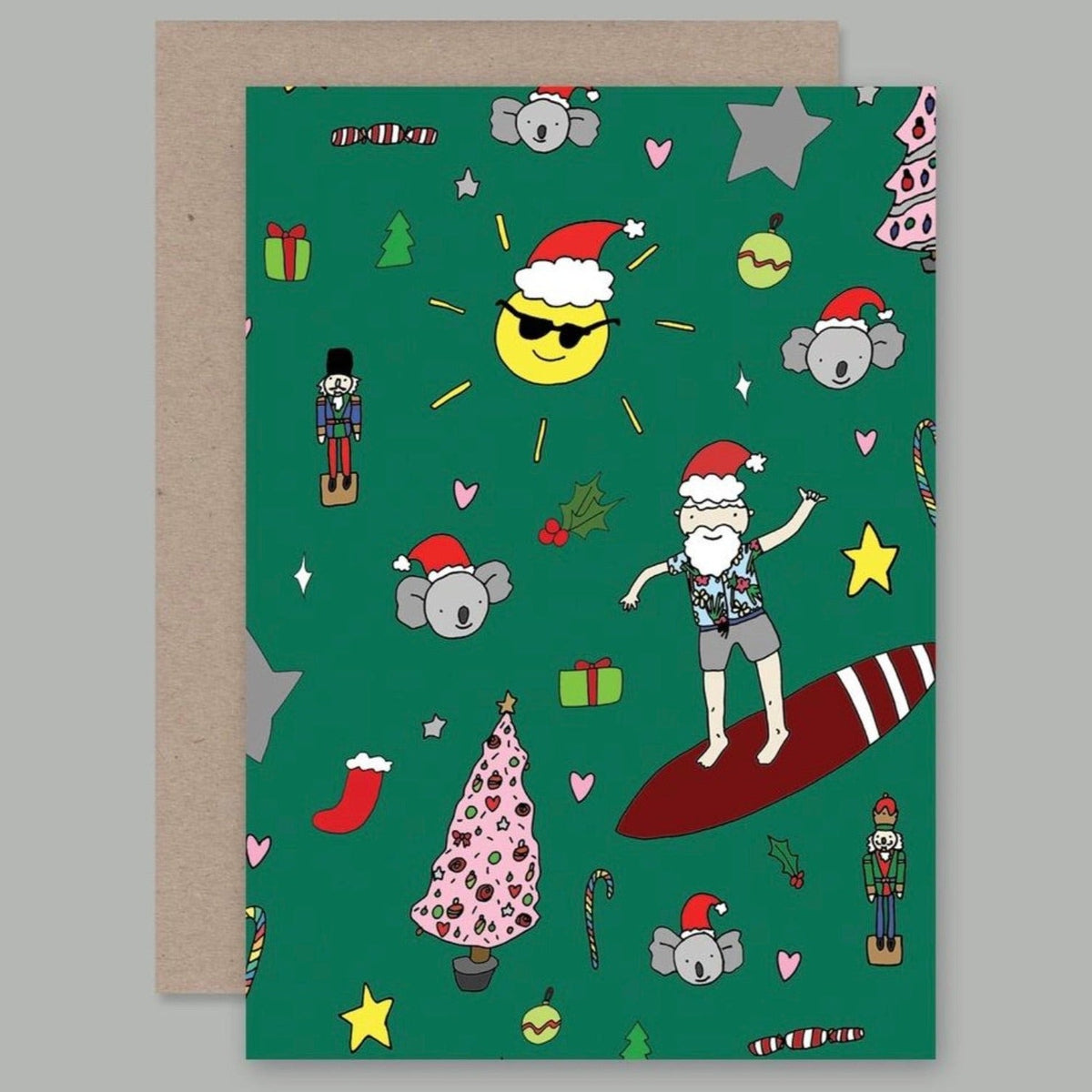 Koala Christmas Card – Crafted Creatures Shop